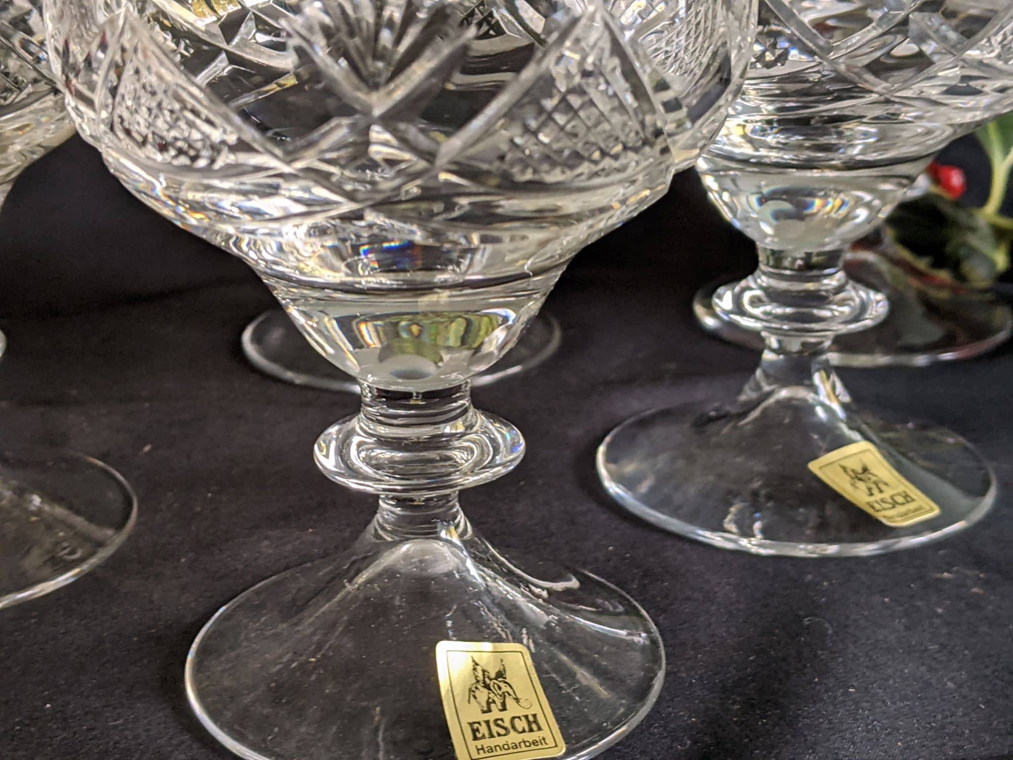 Erwin Eisch Hand Made Vintage Orion Brandy Snifter Glasses - Etsy