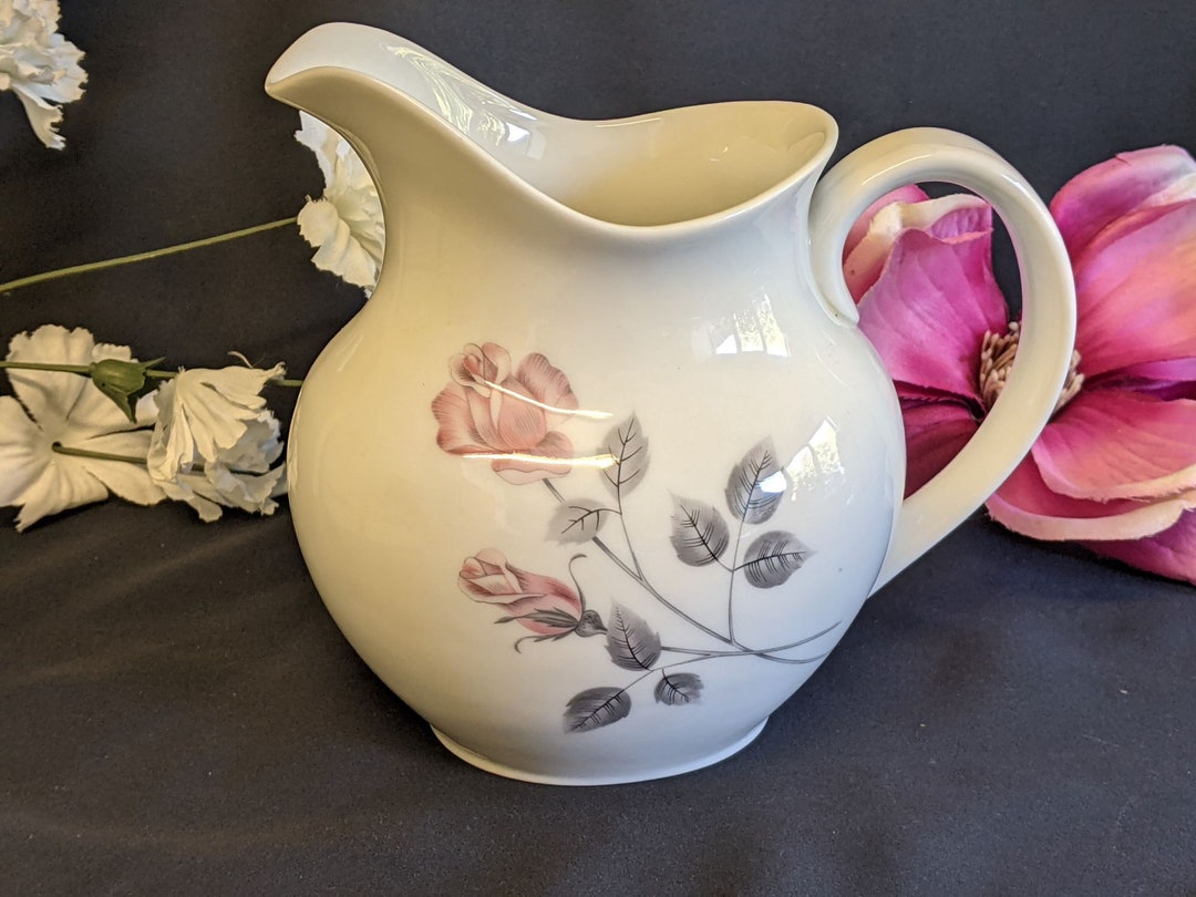 Royal Doulton Pillar Rose Bone China Pitcher Jug - Etsy
