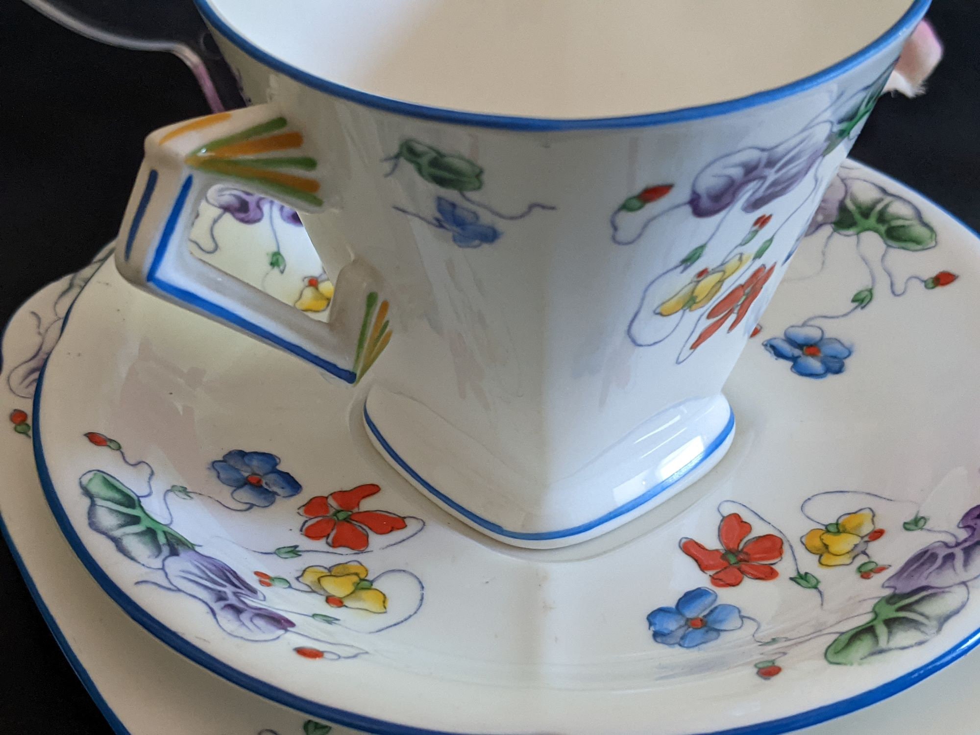 Standard China Art Deco Cromer Shape Bone China Tea Trio - Etsy