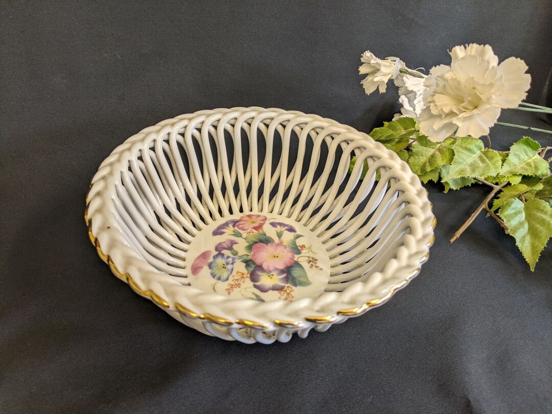 Round Open Weave Bowl by Apulum Lueru Manual - Etsy