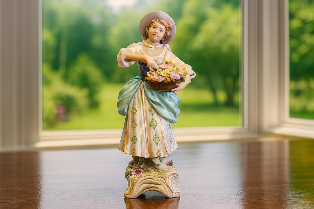 Rudolf Krammer Flower Seller Porcelain Figurine. 712 - Etsy