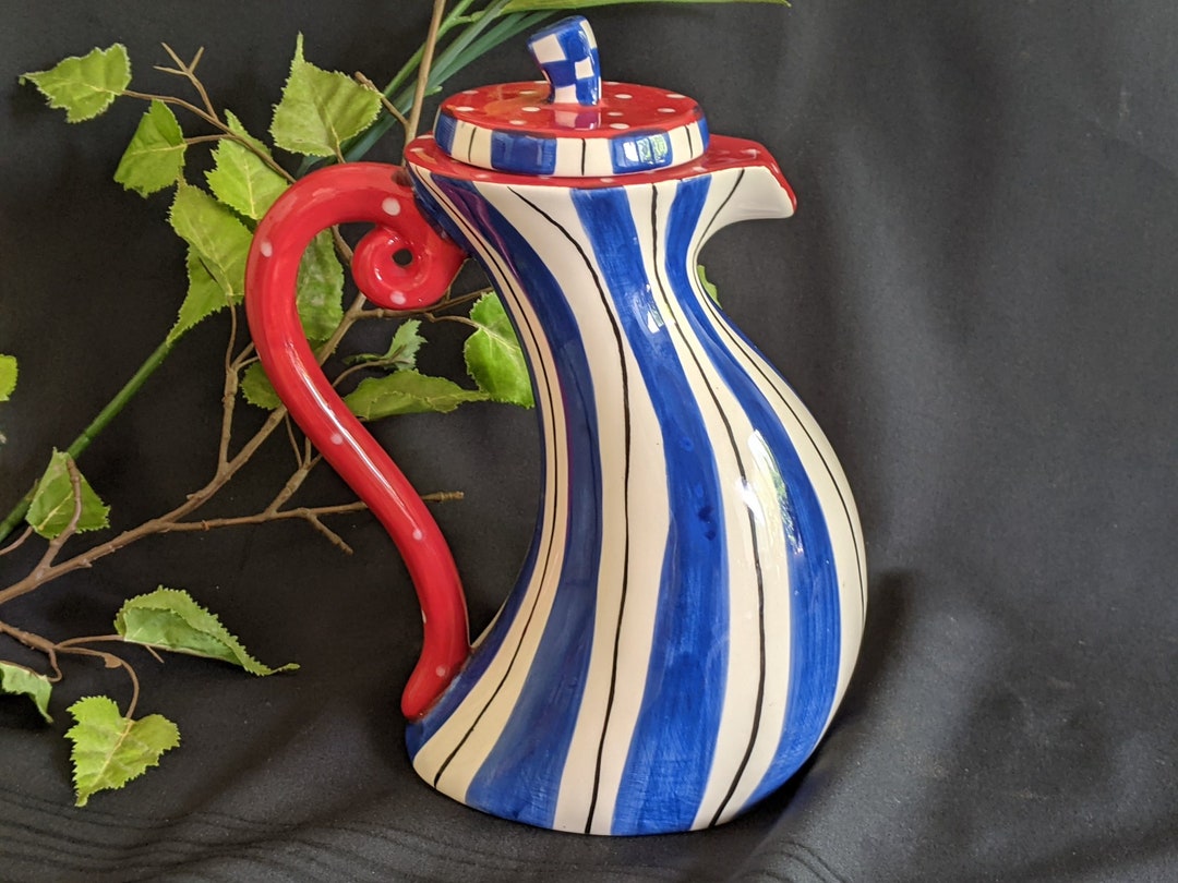Jameson & Tailor Artist of the World Handpainted Coffee Pot - Etsy