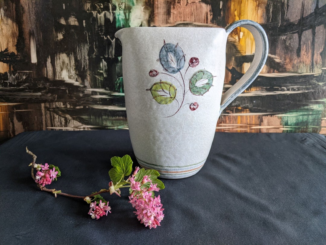 Rare Denby Crystalline Mid Century Stoneware Jug - Etsy