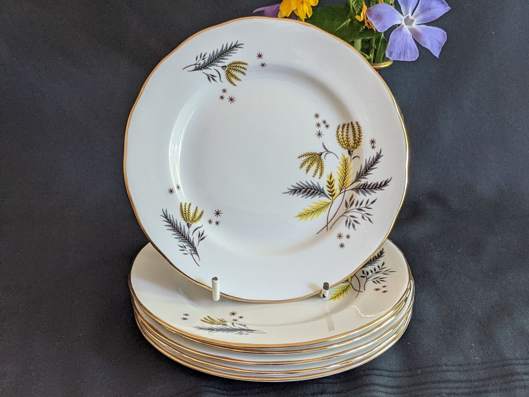 Set Colclough Stardust 17 Cm Side Plates - Etsy