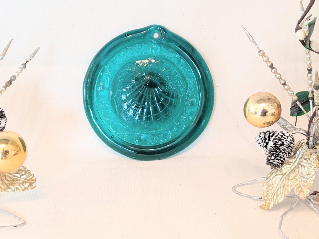 Pairpoint Glass Company Blue Sun Catcher - Etsy