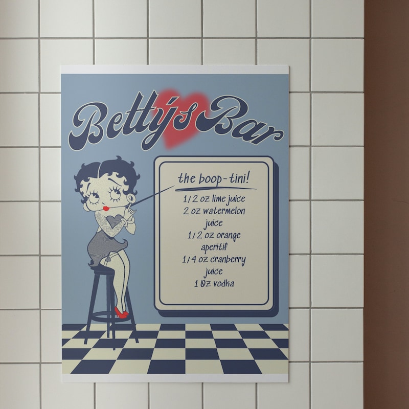 Betty Boop Poster - Etsy