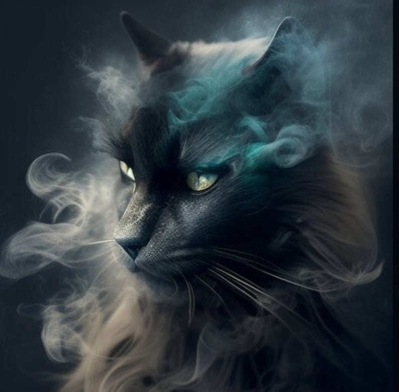 SMOKEY CAT - Etsy