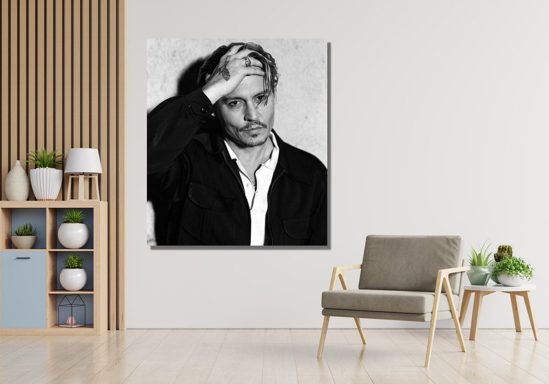 Johnny Depp Poster Art,johnny Depp Music Wall Art,vintage Poster,johnny ...