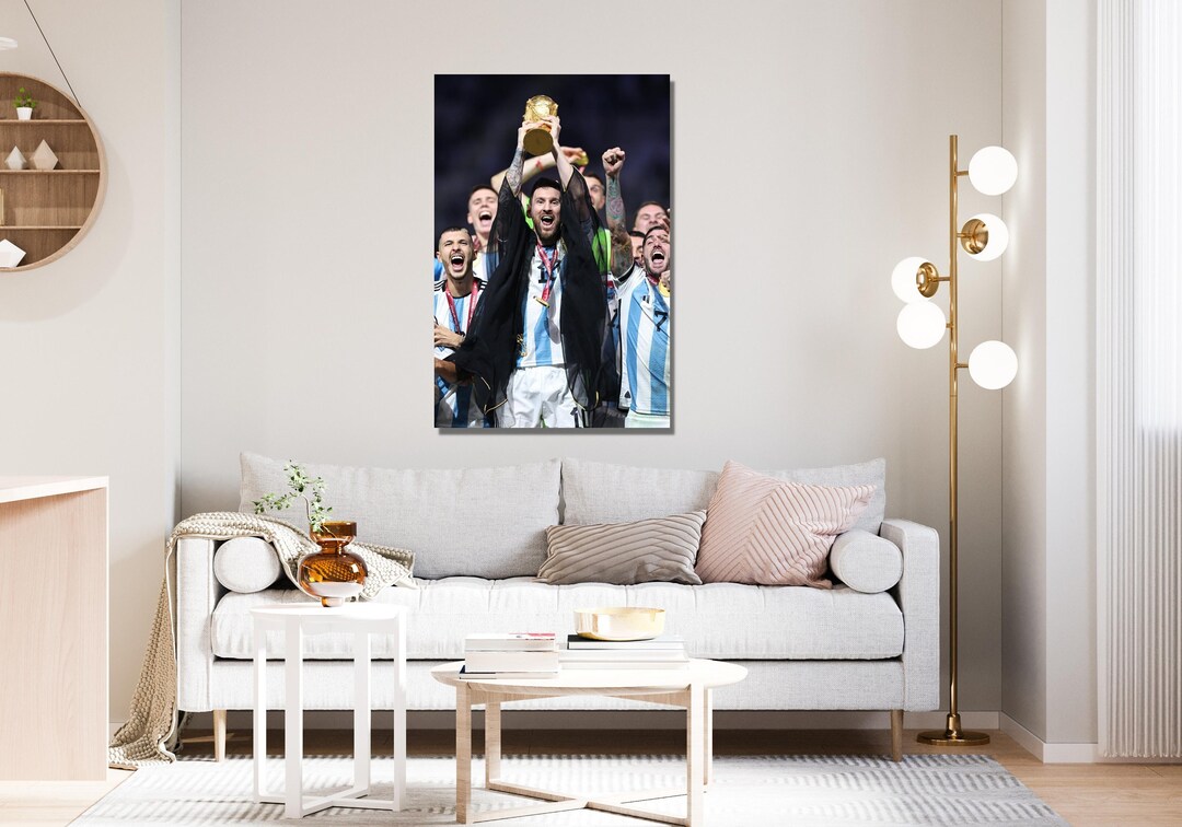 Lionel Messi Poster, Lionel Messi Print Wall Art, Lionel Messi Canvas ...