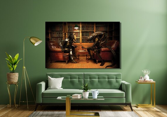 Alien Vs Predator Chess Wallpaper