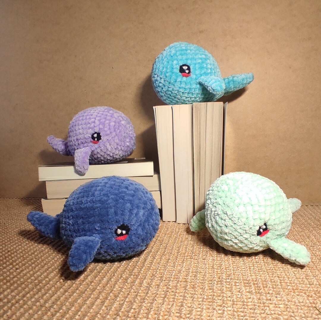 Small Stuffed Whale crochet - Etsy