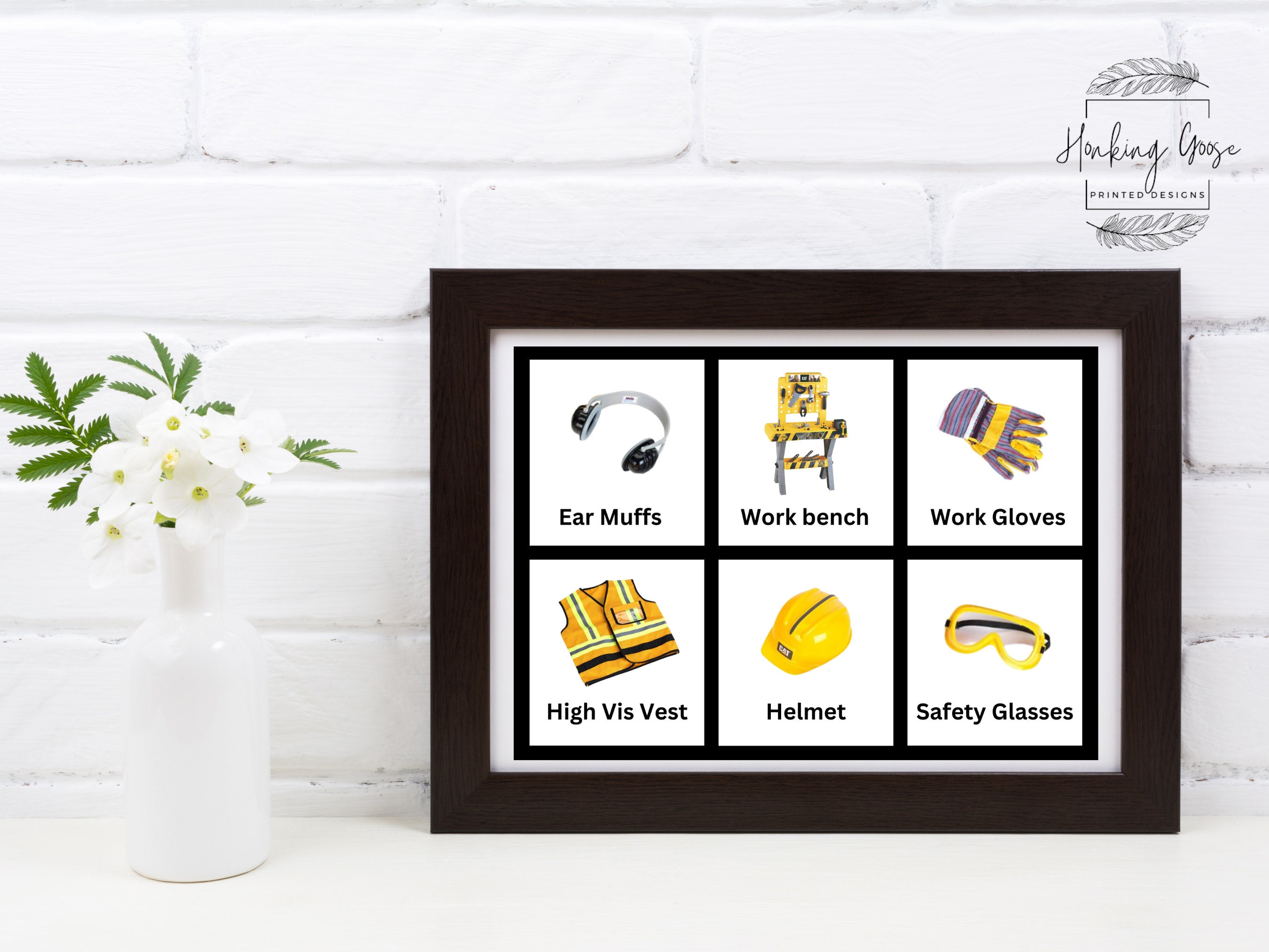 Construction Themed Educational Cards for All Ages,homeschool ...