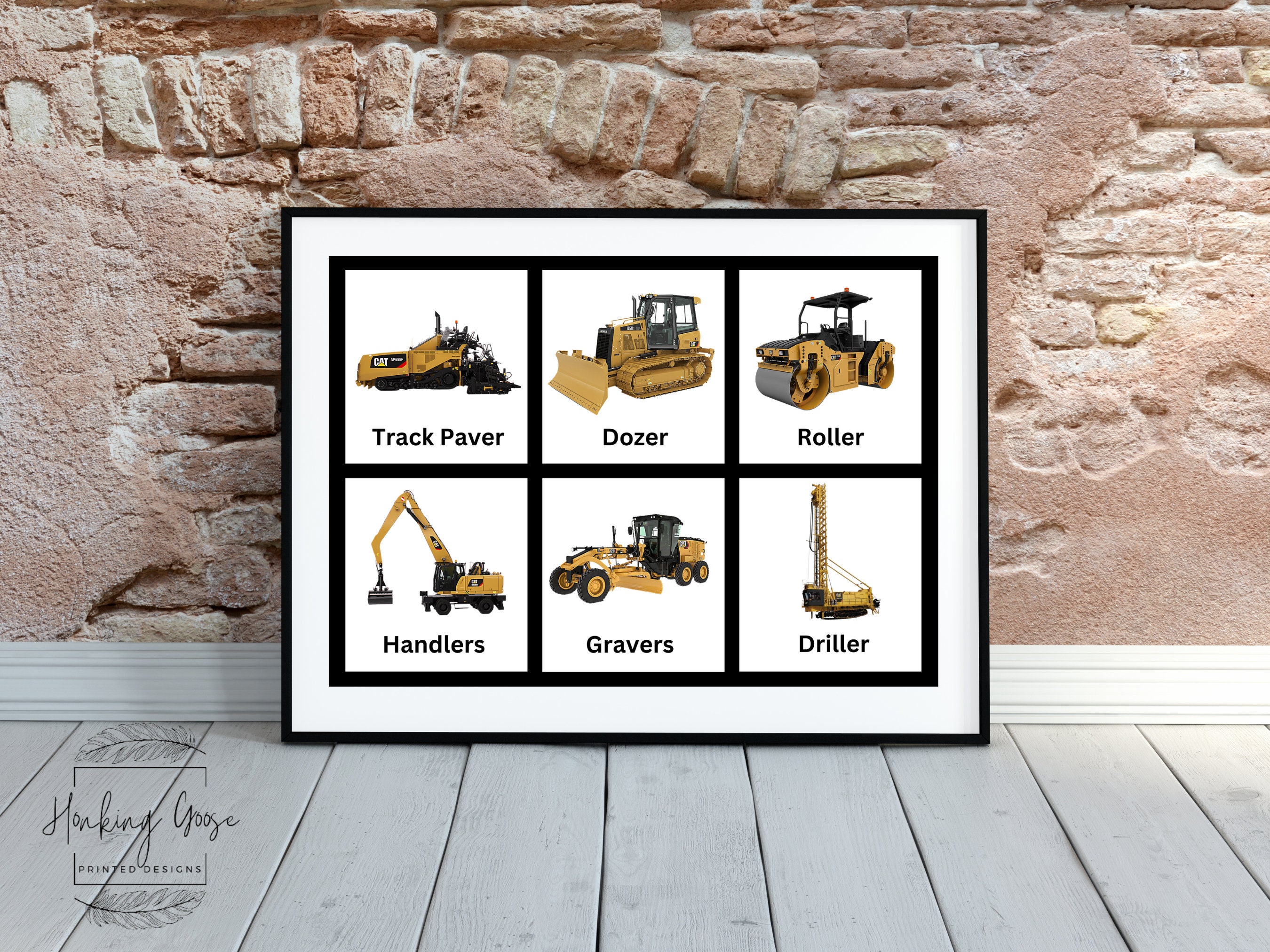 Construction Themed Educational Cards for All Ages,homeschool ...
