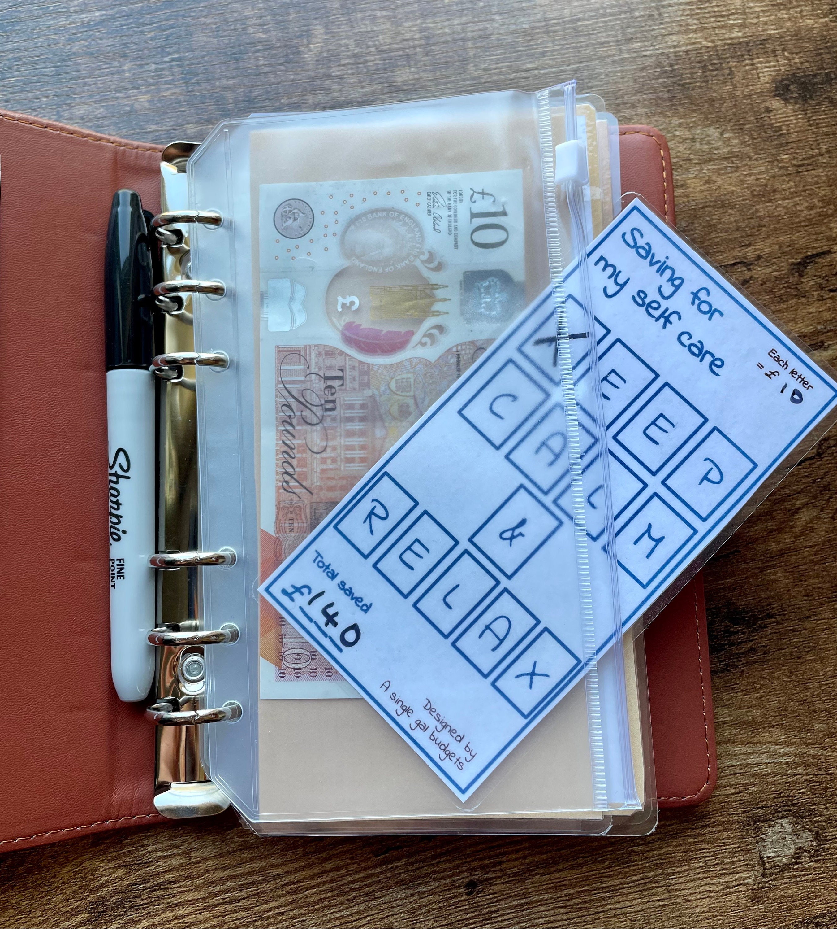 Personalised Laminated Savings Tracker Cash Binders - Etsy UK