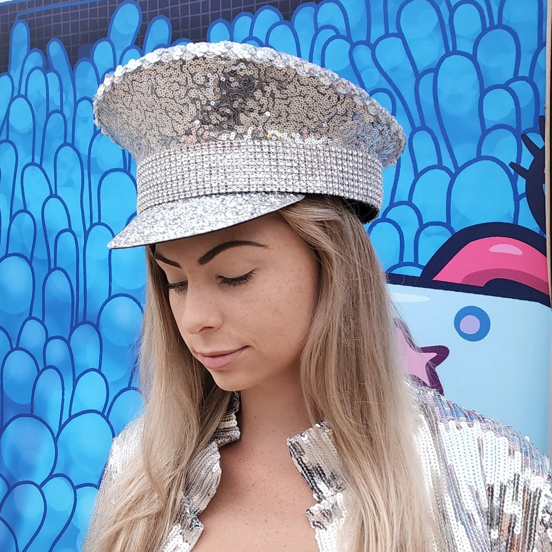 Sliver Party Hat Bachelorette Party Hat Birthday Party Hat - Etsy