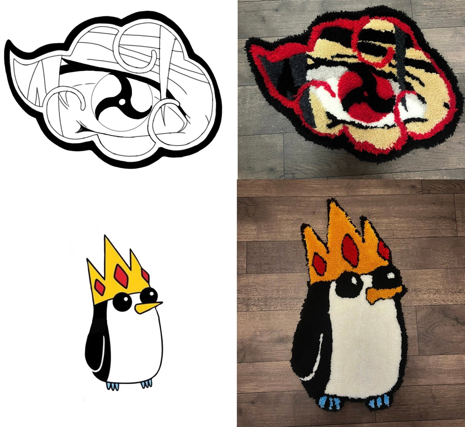 Custom Anime/ Tv Show Rug Any Size or Shape Floor or Wall Piece Non ...