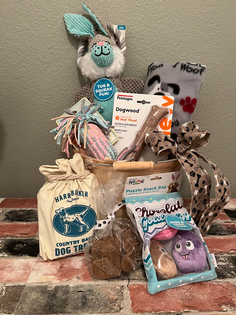 Luxury Dog Easter Basket - Etsy