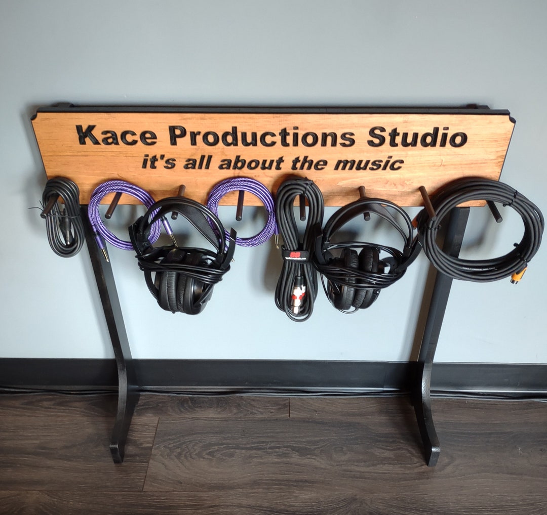 Music Studio Cable / Headphone Caddy - Etsy