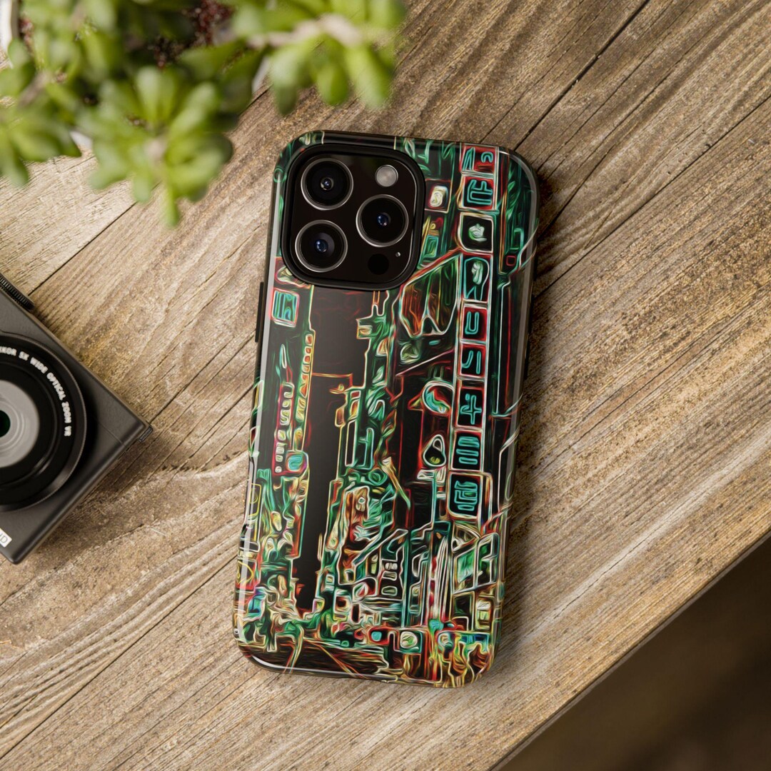 Cyberpunk Street Art Phone Case - Tough Cases - Samsung S21, S22, S23 ...