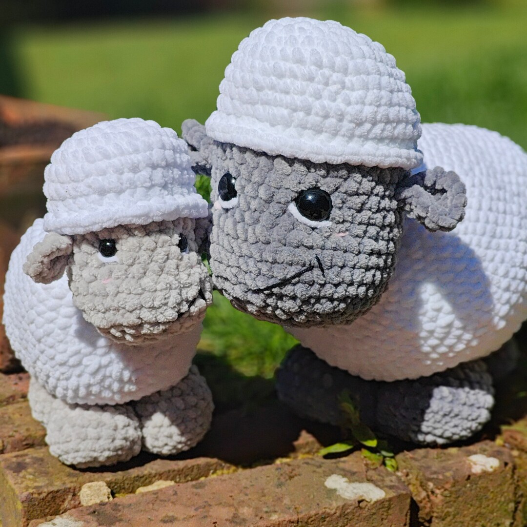 Jumbo and Baby Sheep Crochet Pattern Bundle - Etsy