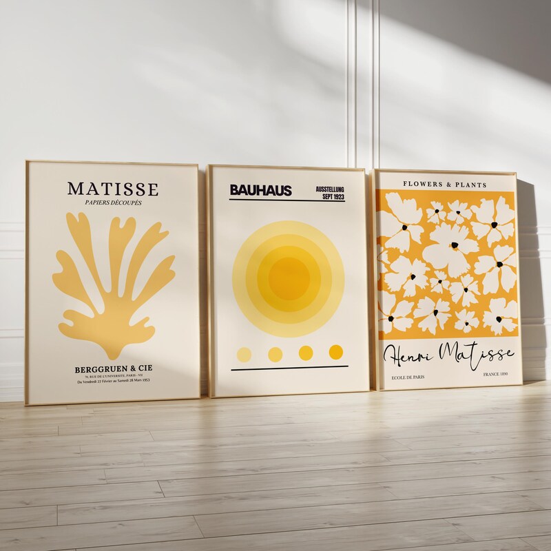 Yellow Matisse Print - Etsy
