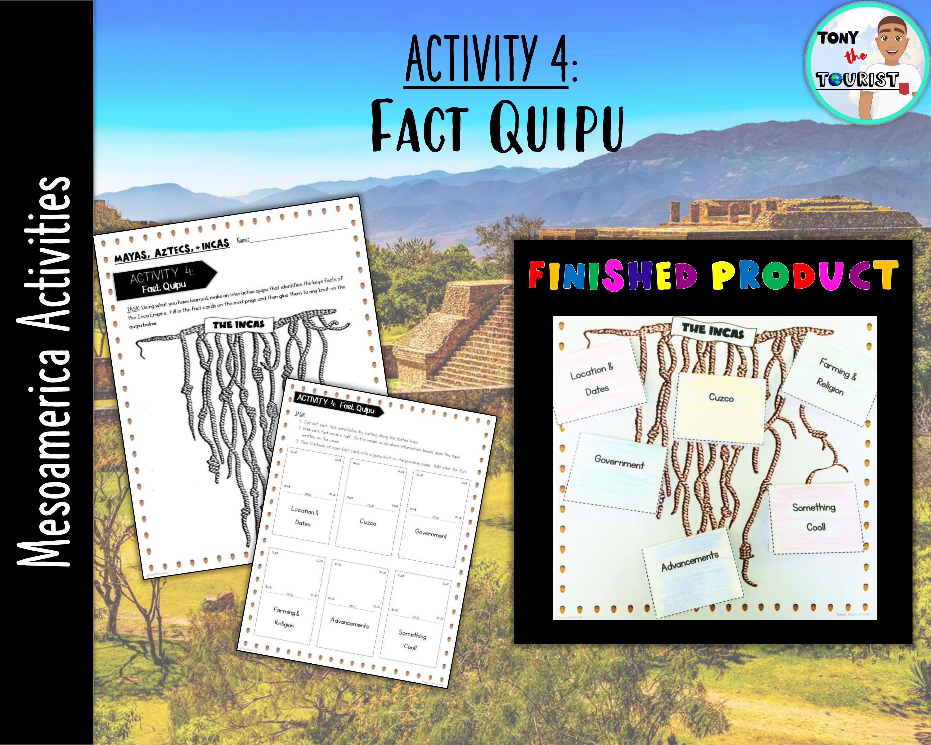 Mesoamerica Interactive Learning Activities. Maya, Aztec, and Inca ...