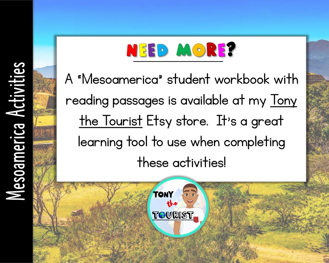 Mesoamerica Interactive Learning Activities. Maya, Aztec, and Inca ...