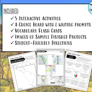 Mesoamerica Interactive Learning Activities. Maya, Aztec, and Inca ...