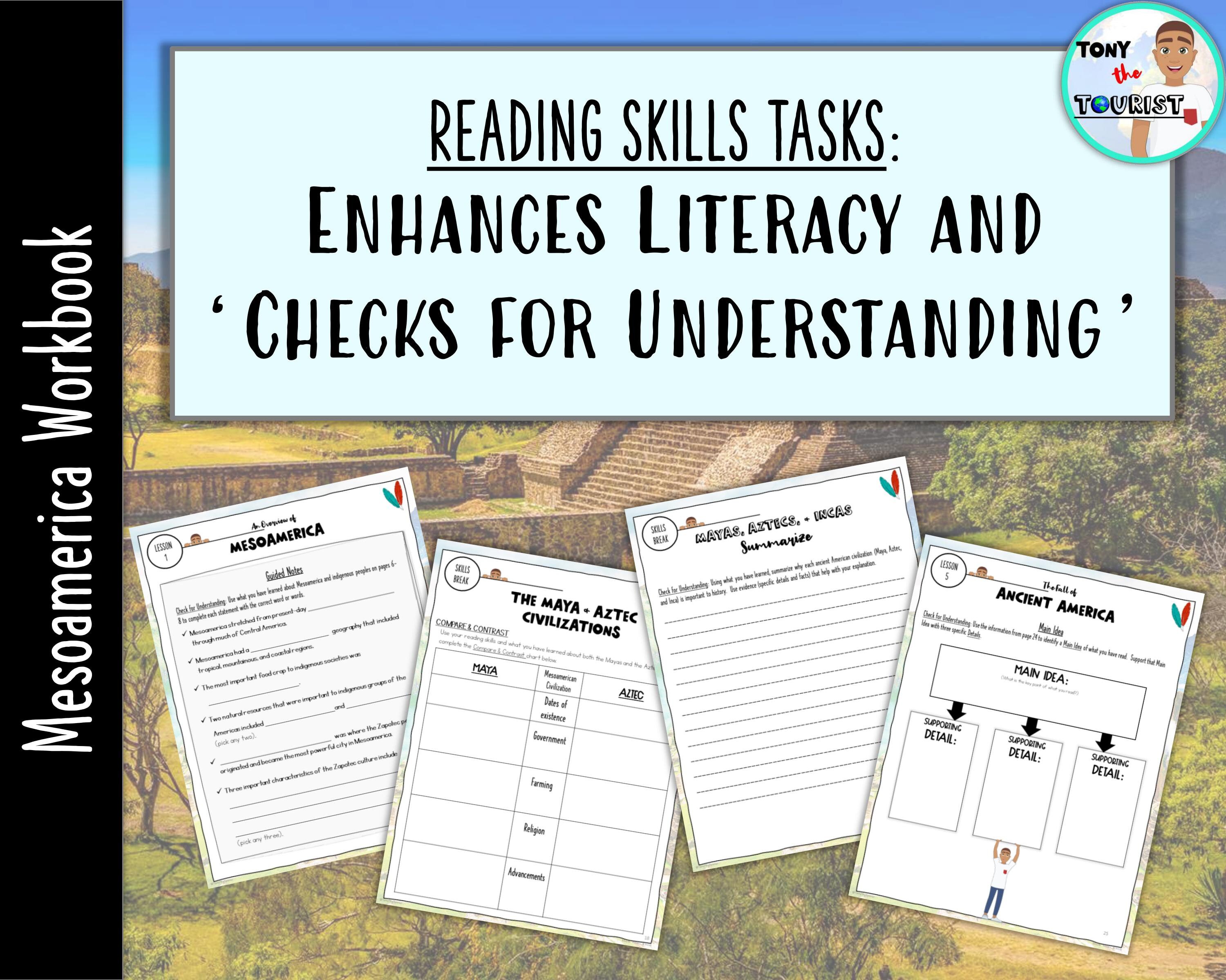 Mesoamerica- Maya, Aztec, and Inca Informational Reading Passages ...