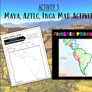 Mesoamerica Interactive Learning Activities. Maya, Aztec, and Inca ...
