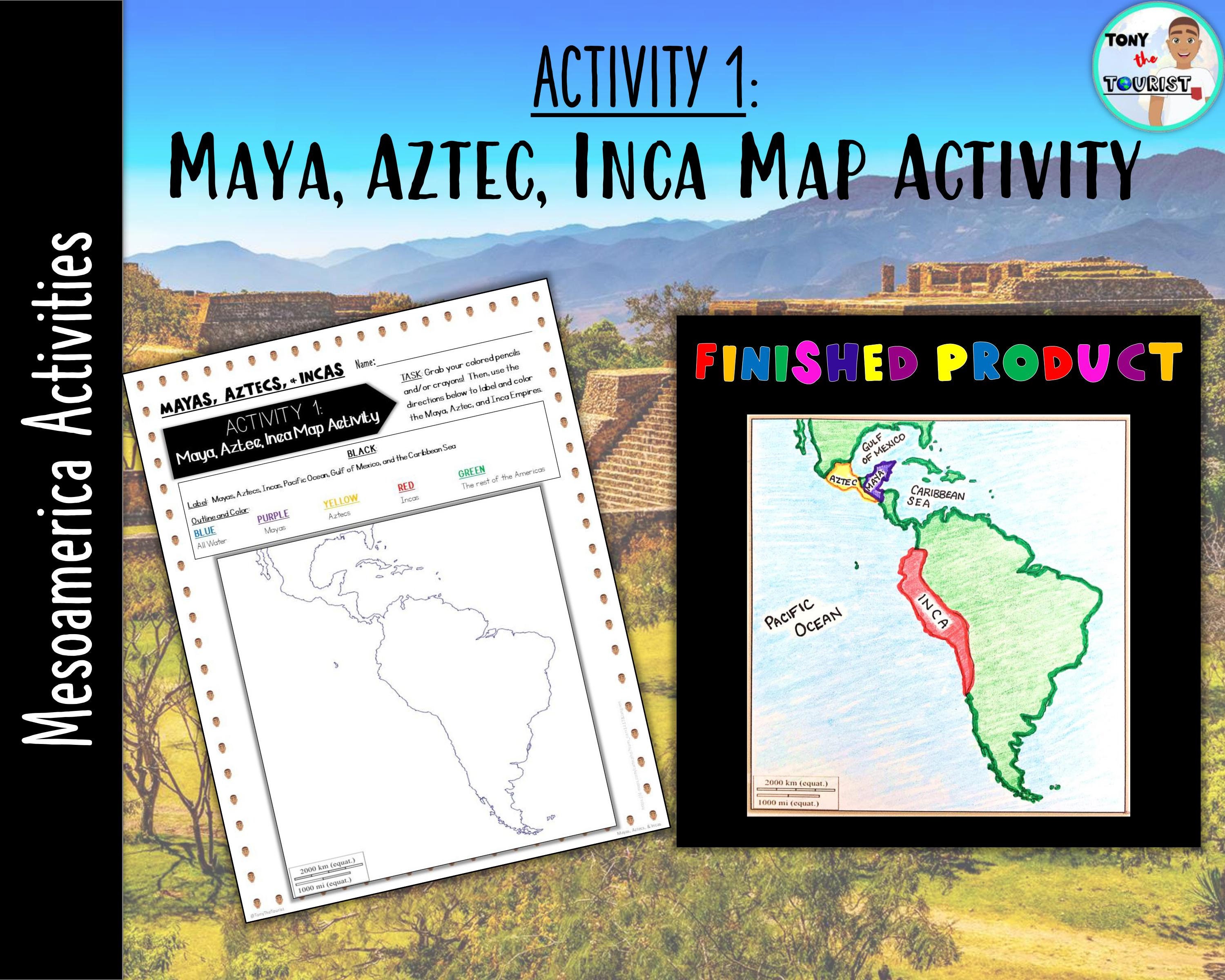 Mesoamerica Interactive Learning Activities. Maya, Aztec, and Inca ...