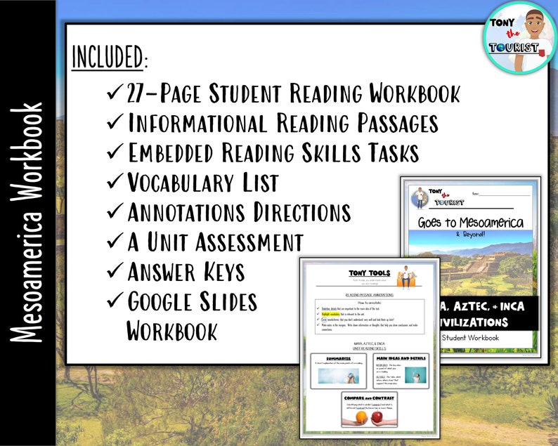Mesoamerica- Maya, Aztec, and Inca Informational Reading Passages ...