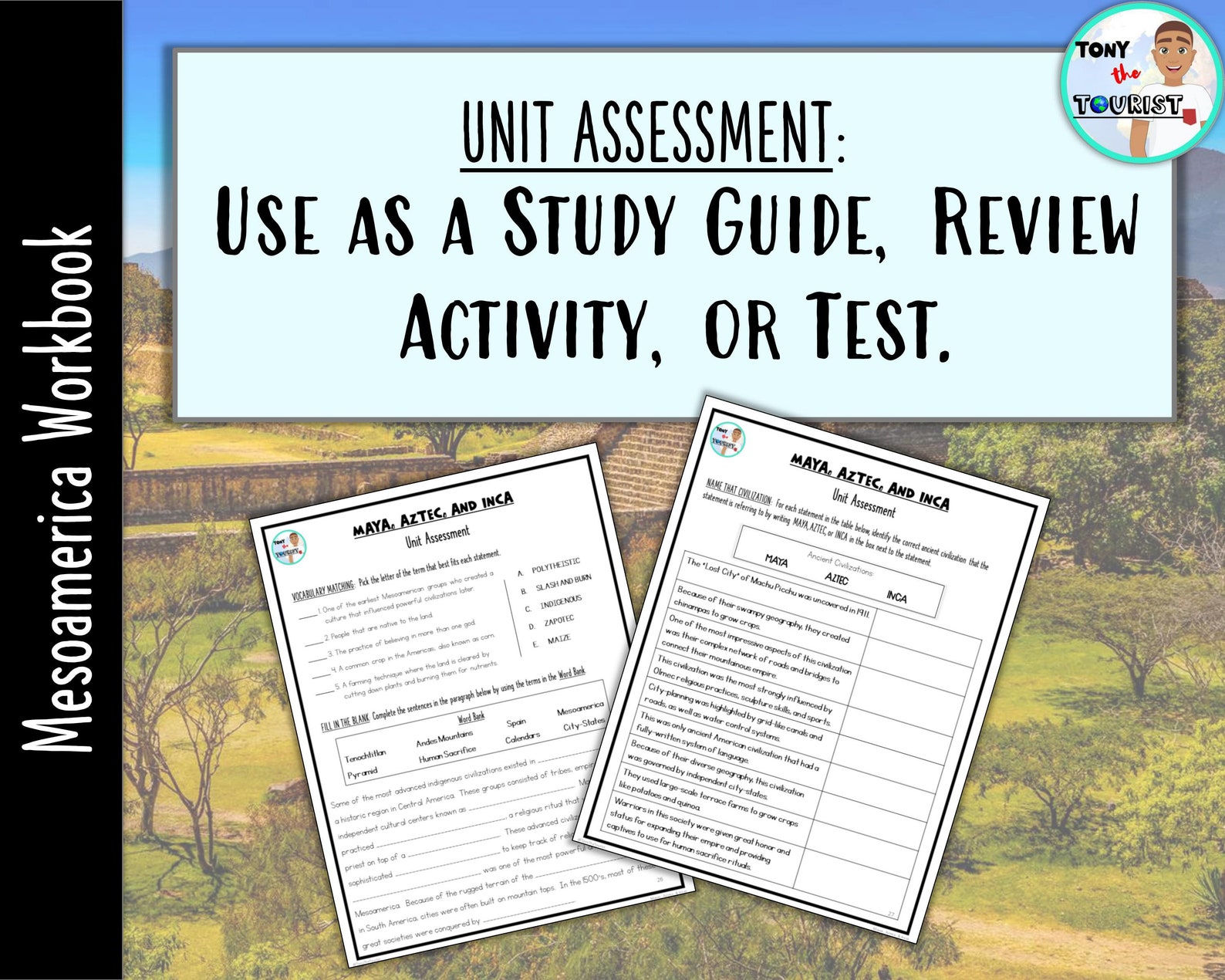 Mesoamerica- Maya, Aztec, and Inca Informational Reading Passages ...