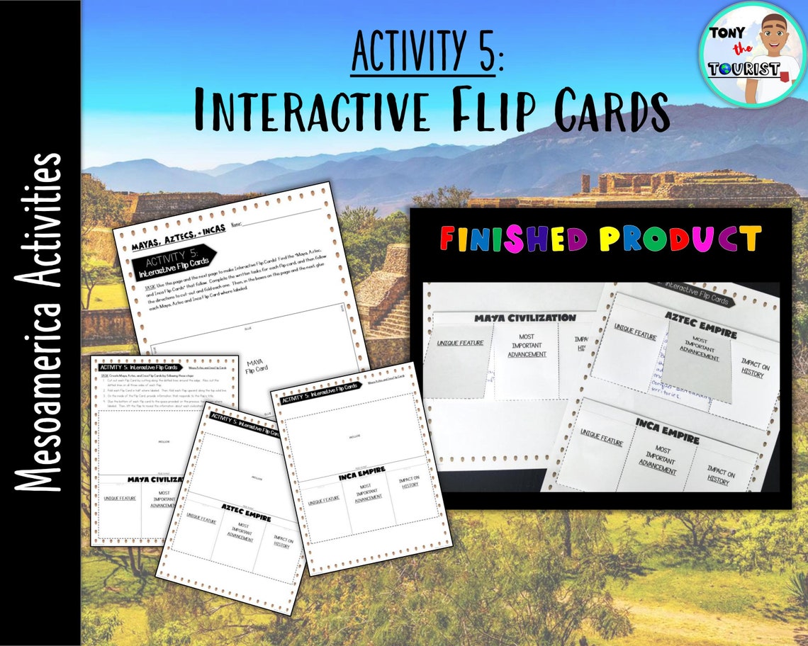 Mesoamerica Interactive Learning Activities. Maya, Aztec, and Inca ...