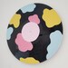 Colored Cow Print Hand Painted Vinyl Record - Etsy
