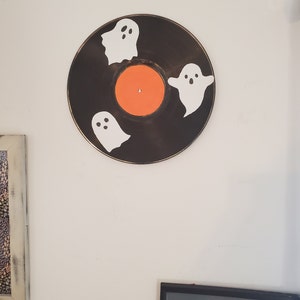 Ghost Halloween Vinyl Record - Etsy