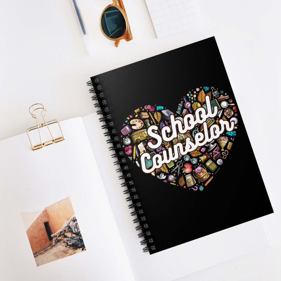 School Counselor Spiral Notebook - Ruled Line - Etsy