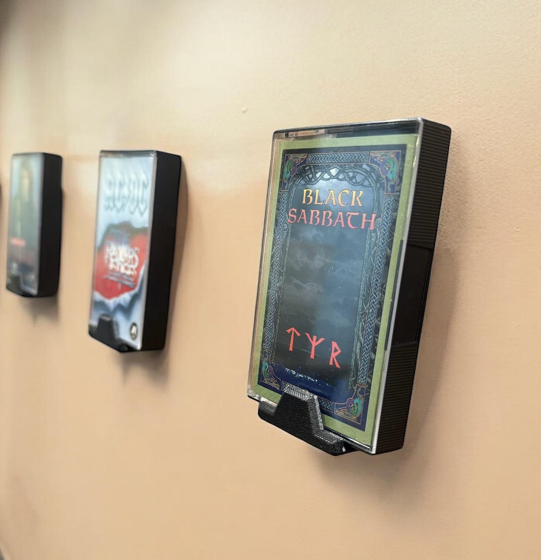 Retro Cassette Tape Wall Mount: Music Room Display - Etsy