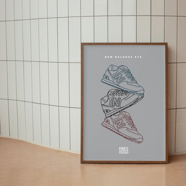 New Balance Poster - Etsy
