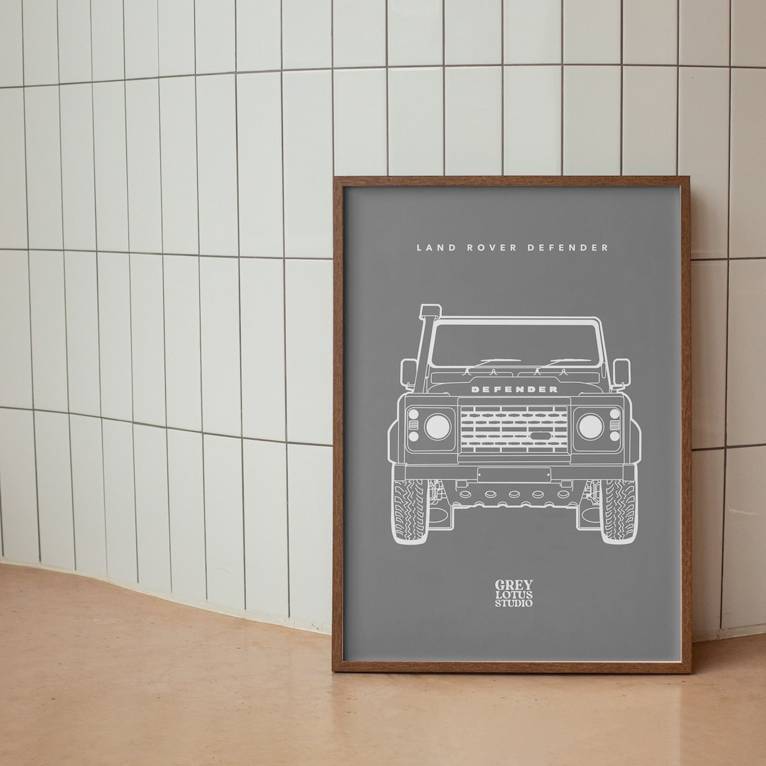 Land Rover Defender Wall Art Printable | Land Rover | Defender | Home ...