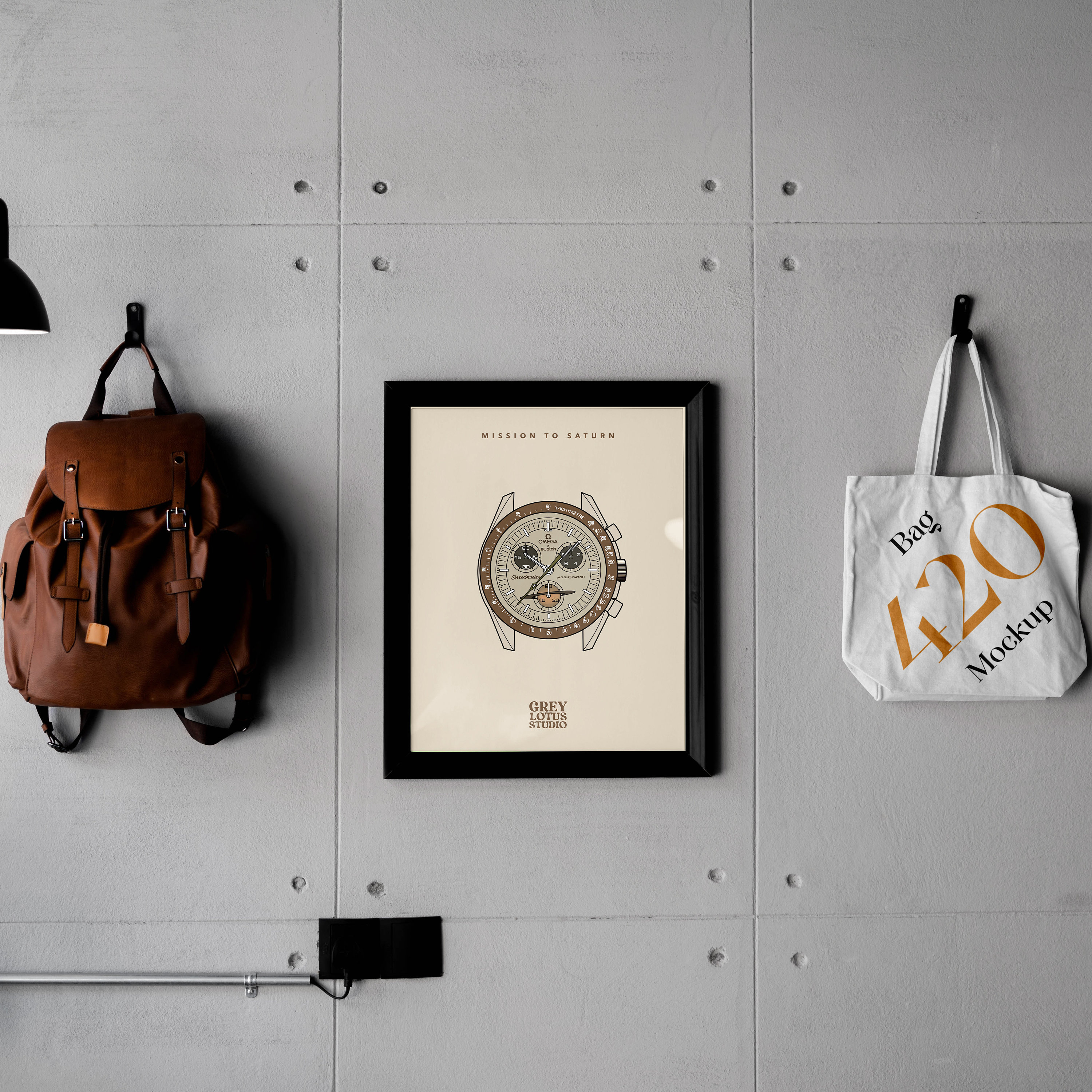 Moonswatch Wall Art Printable Mission to Saturn Swatch Omega Watch ...