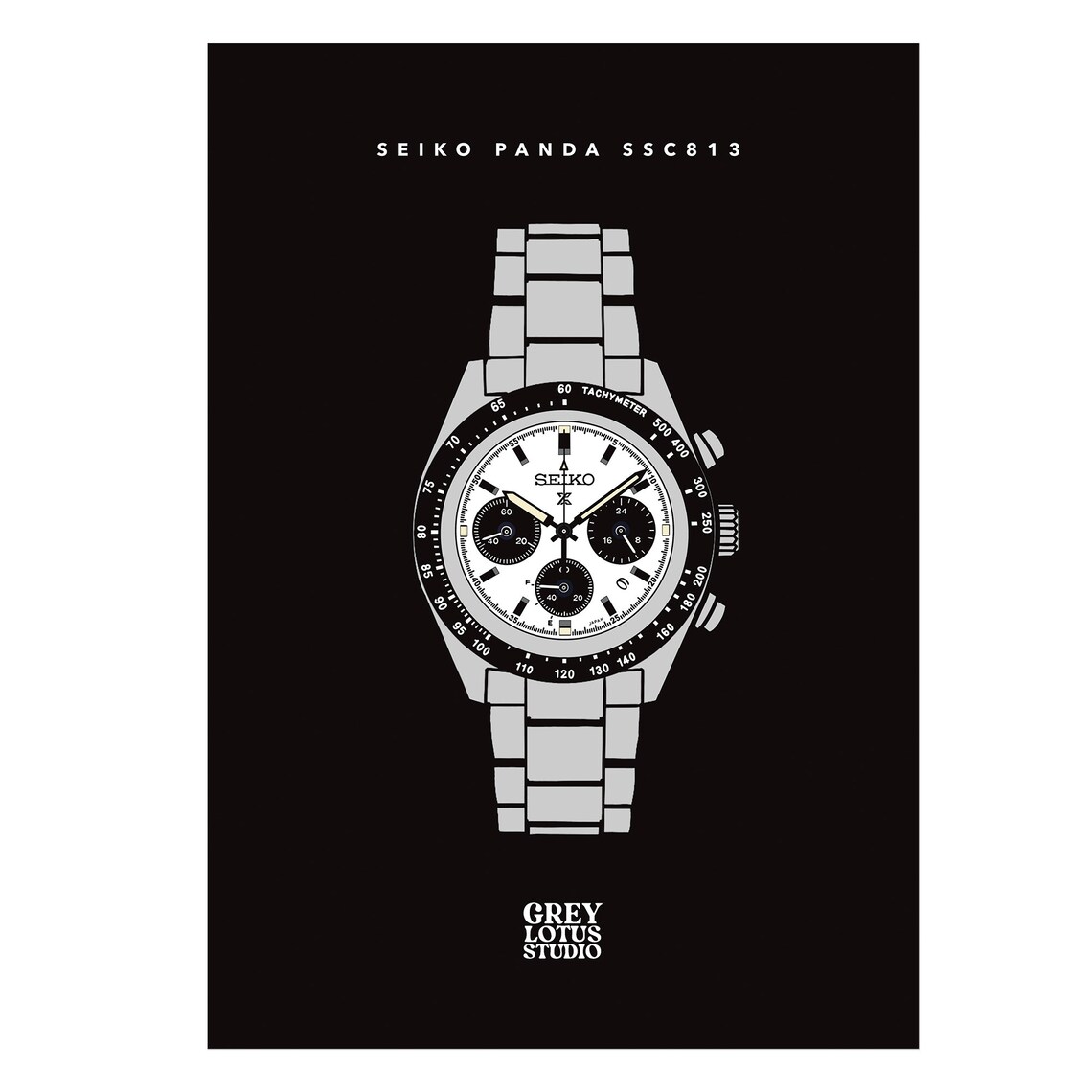 Seiko Panda SSC813 Wall Art Printable Seiko Seiko Panda Watch Watch ...