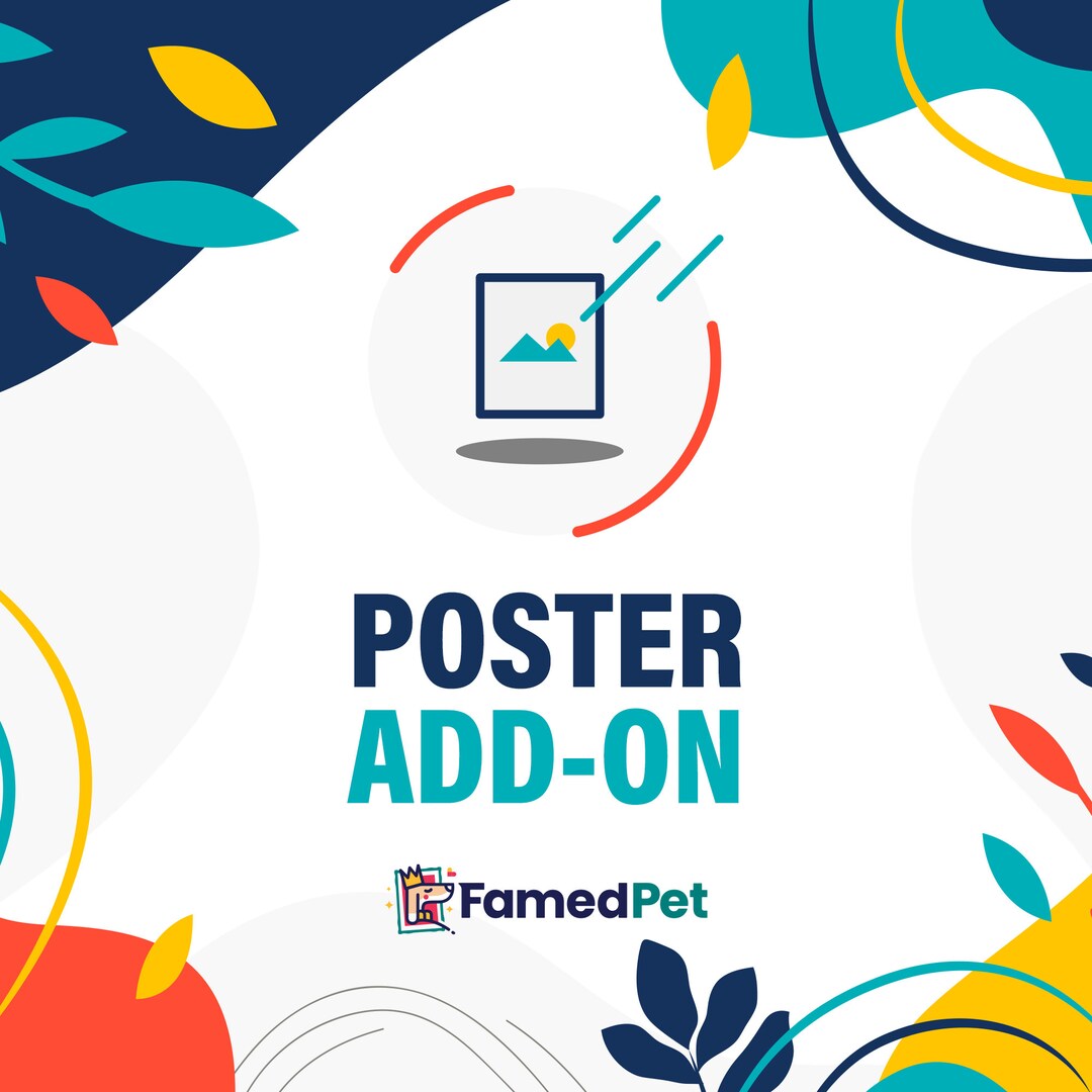 FREE SHIPPING - Poster Add-on, Add High Quality Poster to Your Digital ...