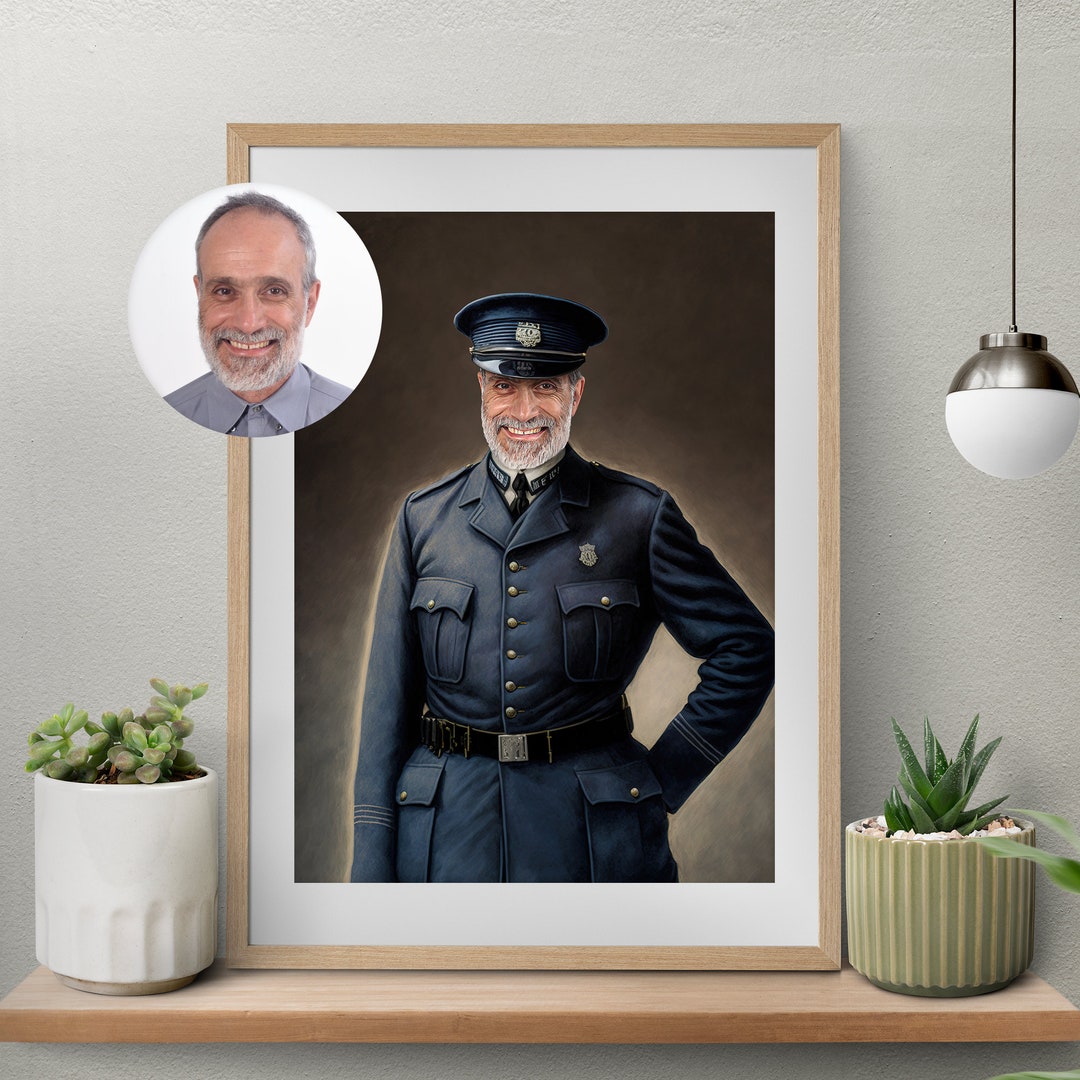 Crooks and Copper Human, Custom Human Portrait, Royal Portrait, Mother ...