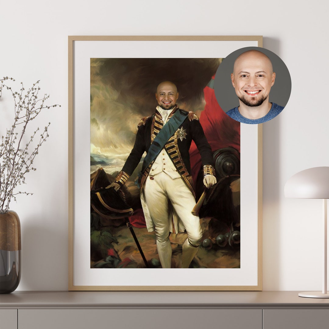 Renaissance Guillaume Portrait Wall Décor King Portrait Gift Ideas