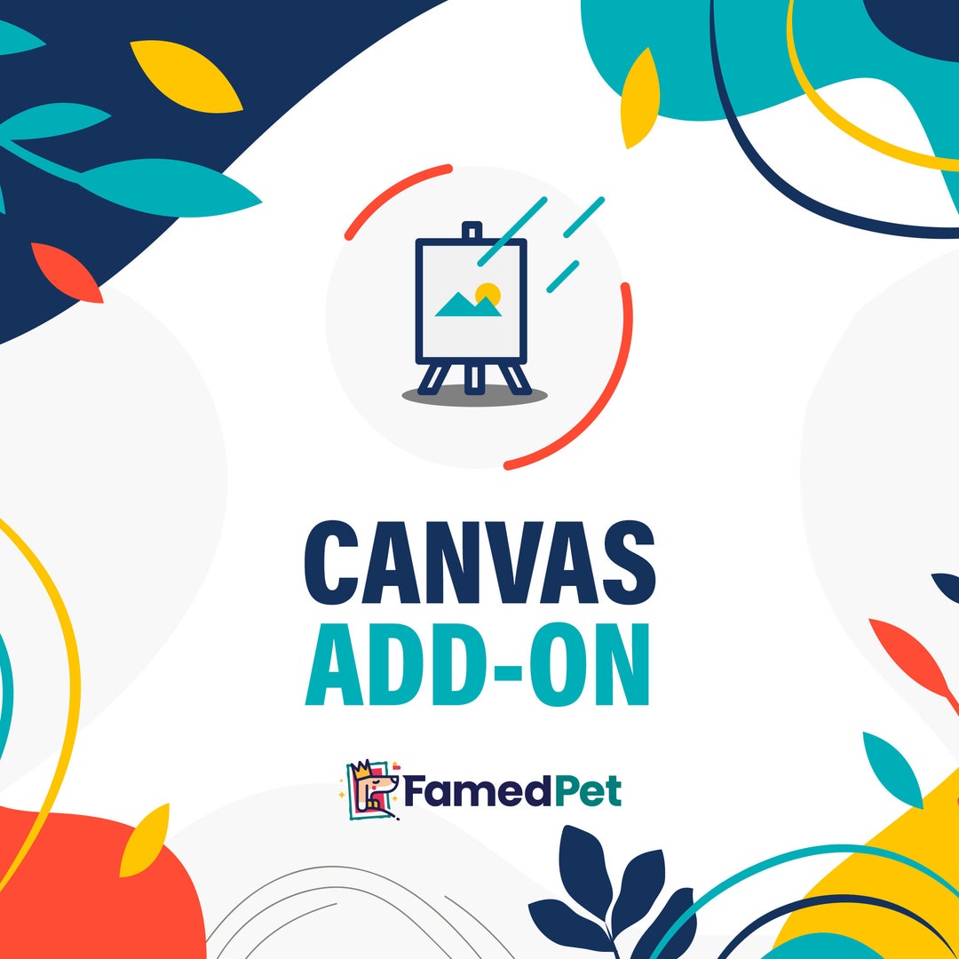 FREE SHIPPING - Canvas Add-on, Add 1.5 Inch Gallery Canvas With Your ...