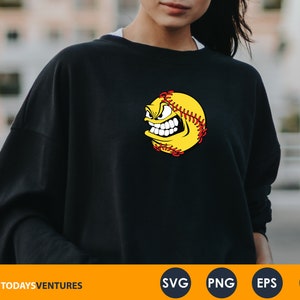 Angry Softball svg softbol softbol svg softbol dxf softbol - Etsy México