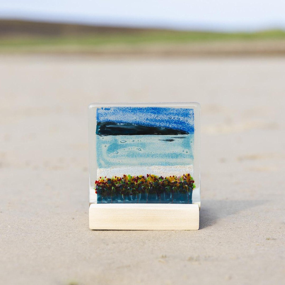 Orkney Fused Glass Tea Light Holder - Etsy