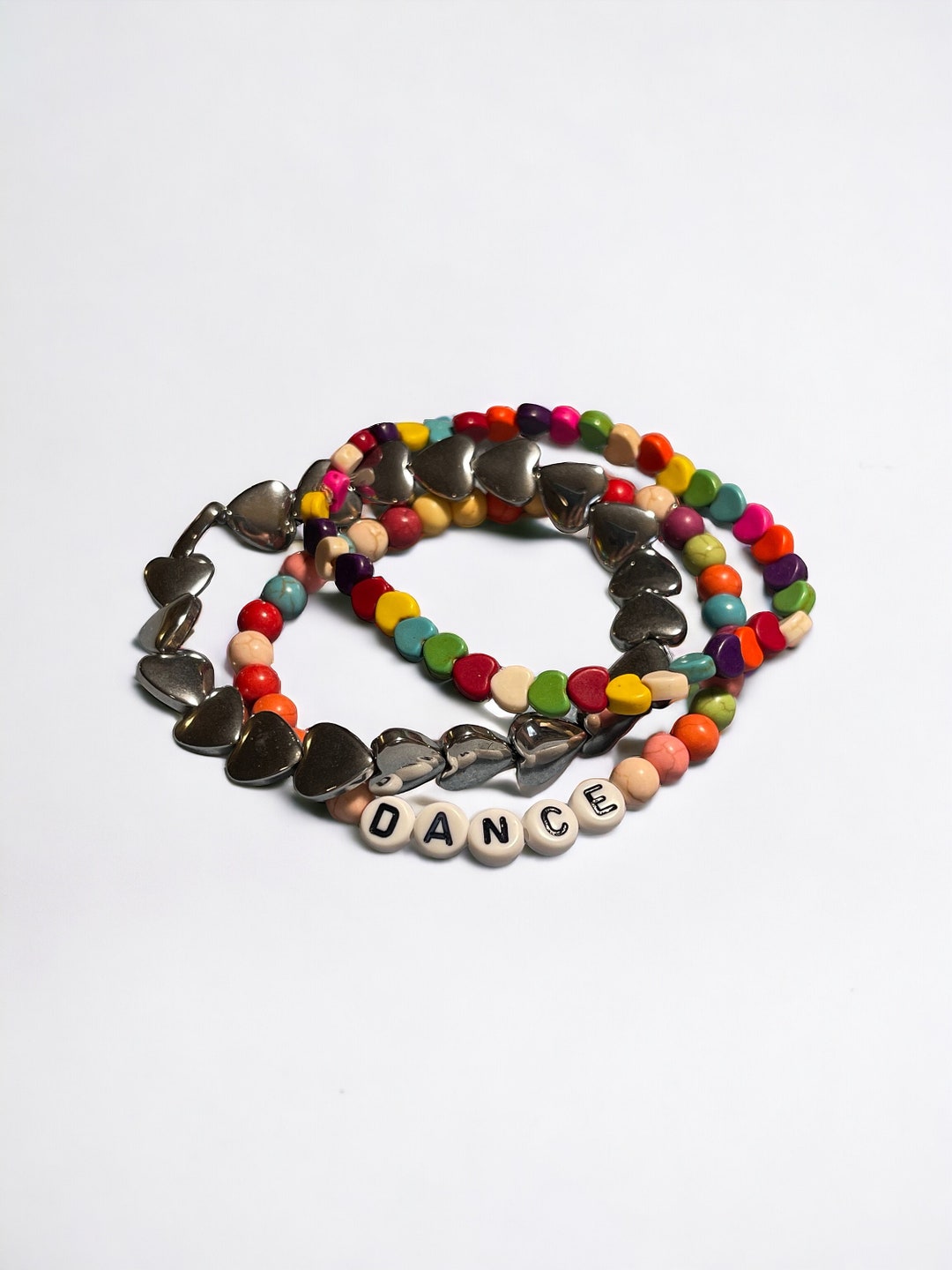 Colorful Dance Bead Bracelet Set of 3 - Etsy