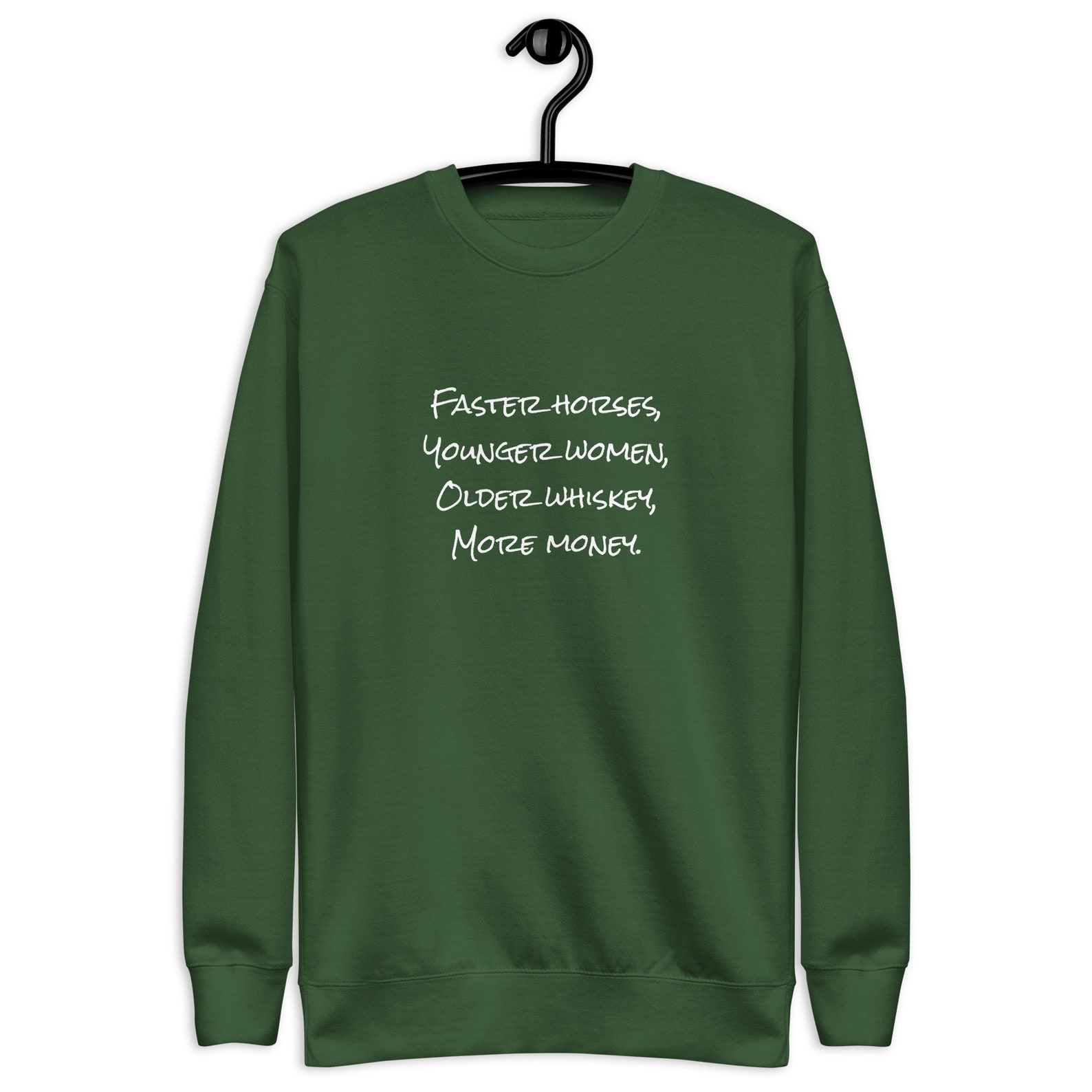 Faster Horses Unisex Crewneck Sweatshirt, Tom T Hall Quote - Etsy